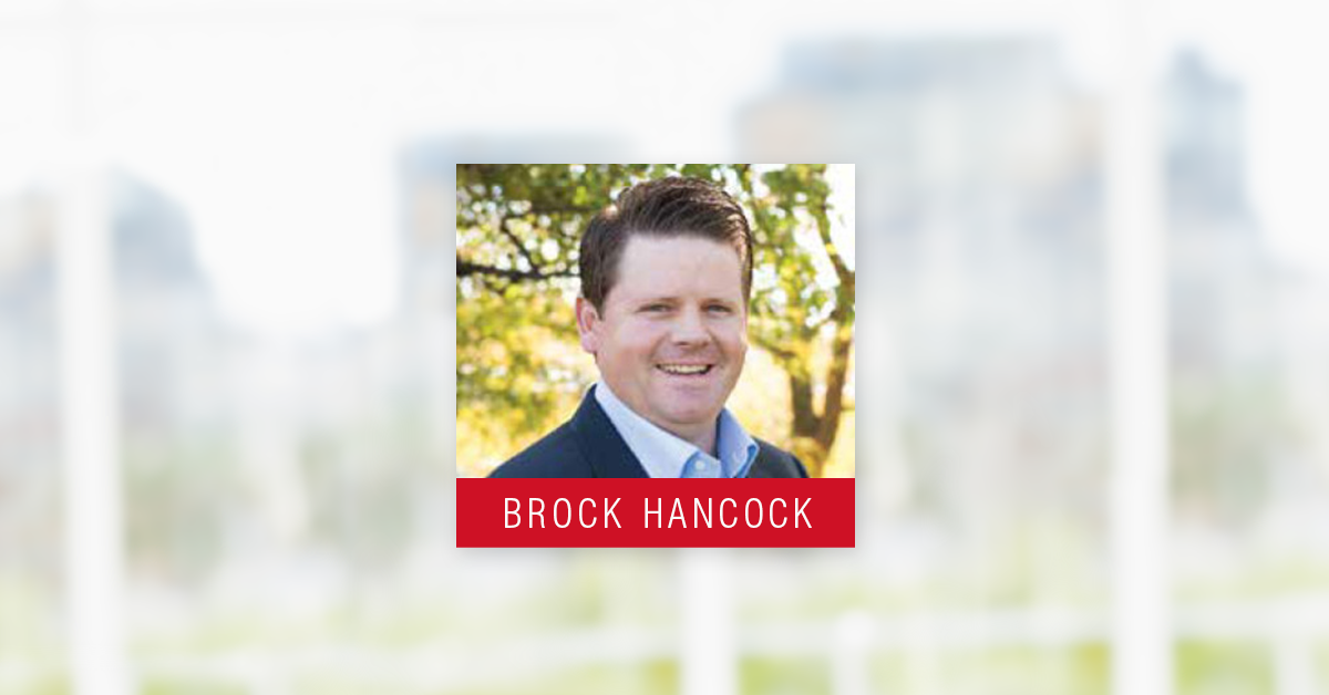 Brock Hancock named chief financial officer